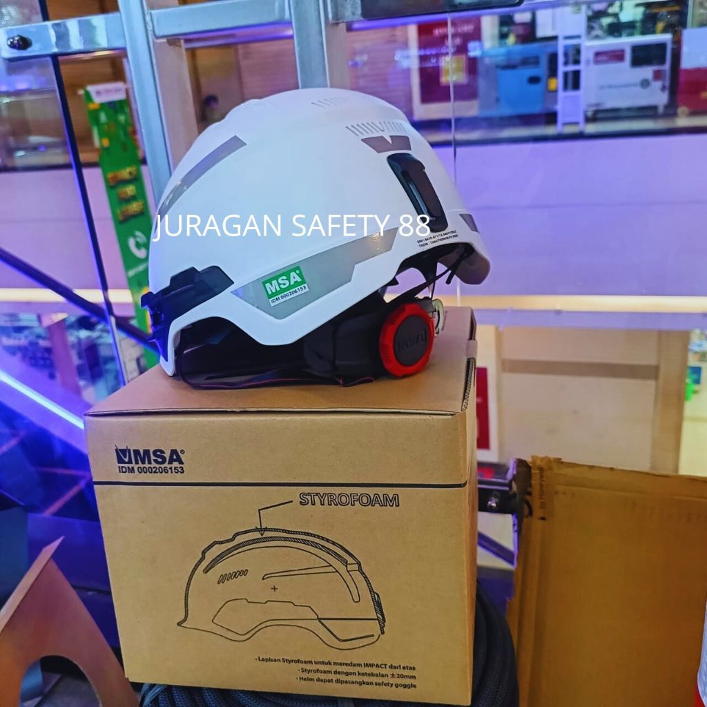 Jual Helm Msa Climbing / Safety Helmet H1 Original Warna Putih | Shopee ...