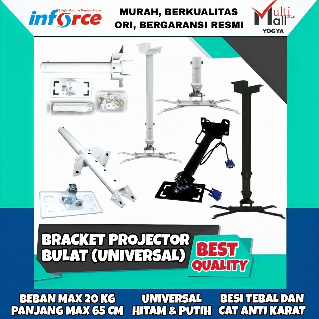 Jual Inforce Bracket Projector Tube / Bulat Bracket LCD Proyektor ...