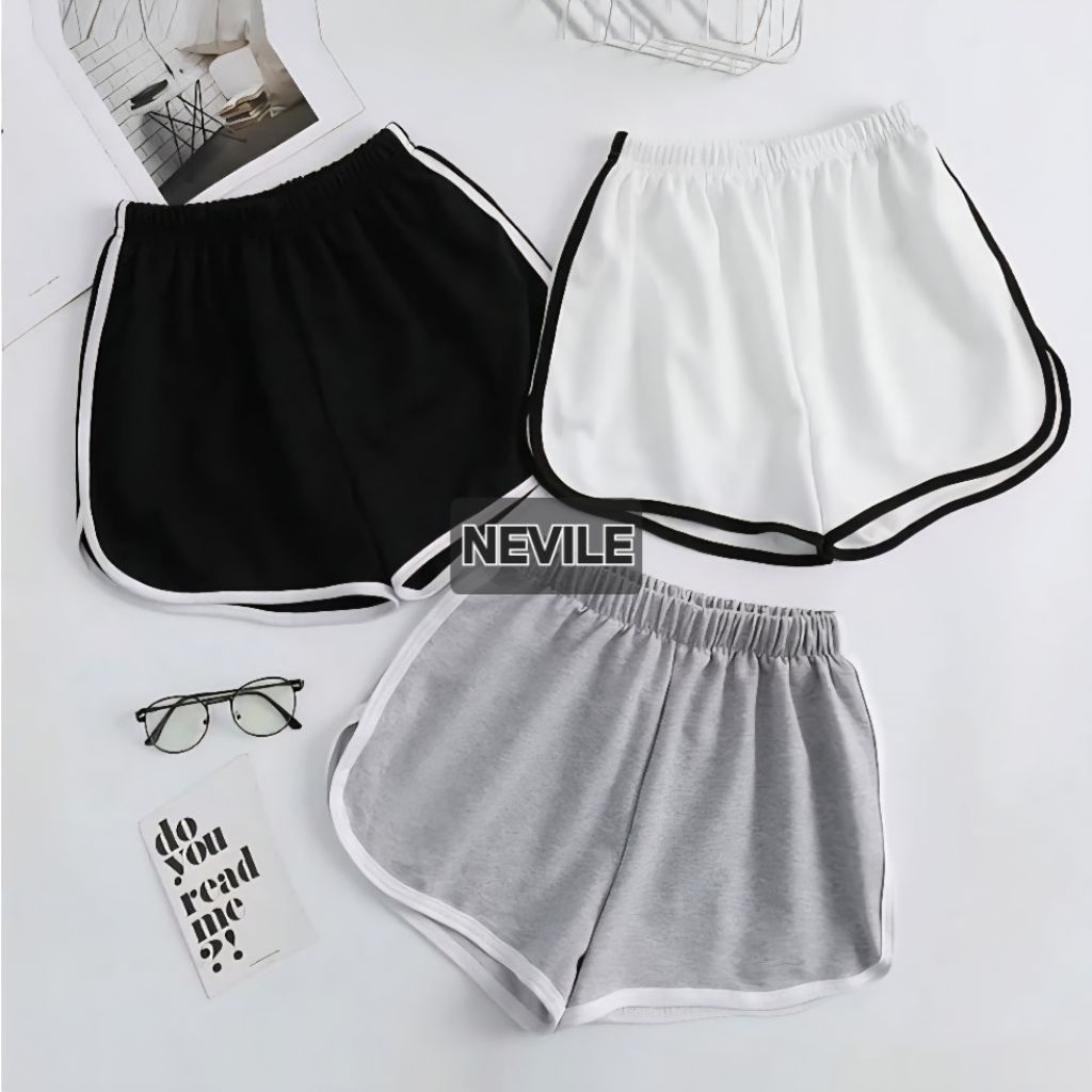 Jual Paket 3 Pcs Hotpans Celana Pendek Wanita Santai Premium Short pans ...