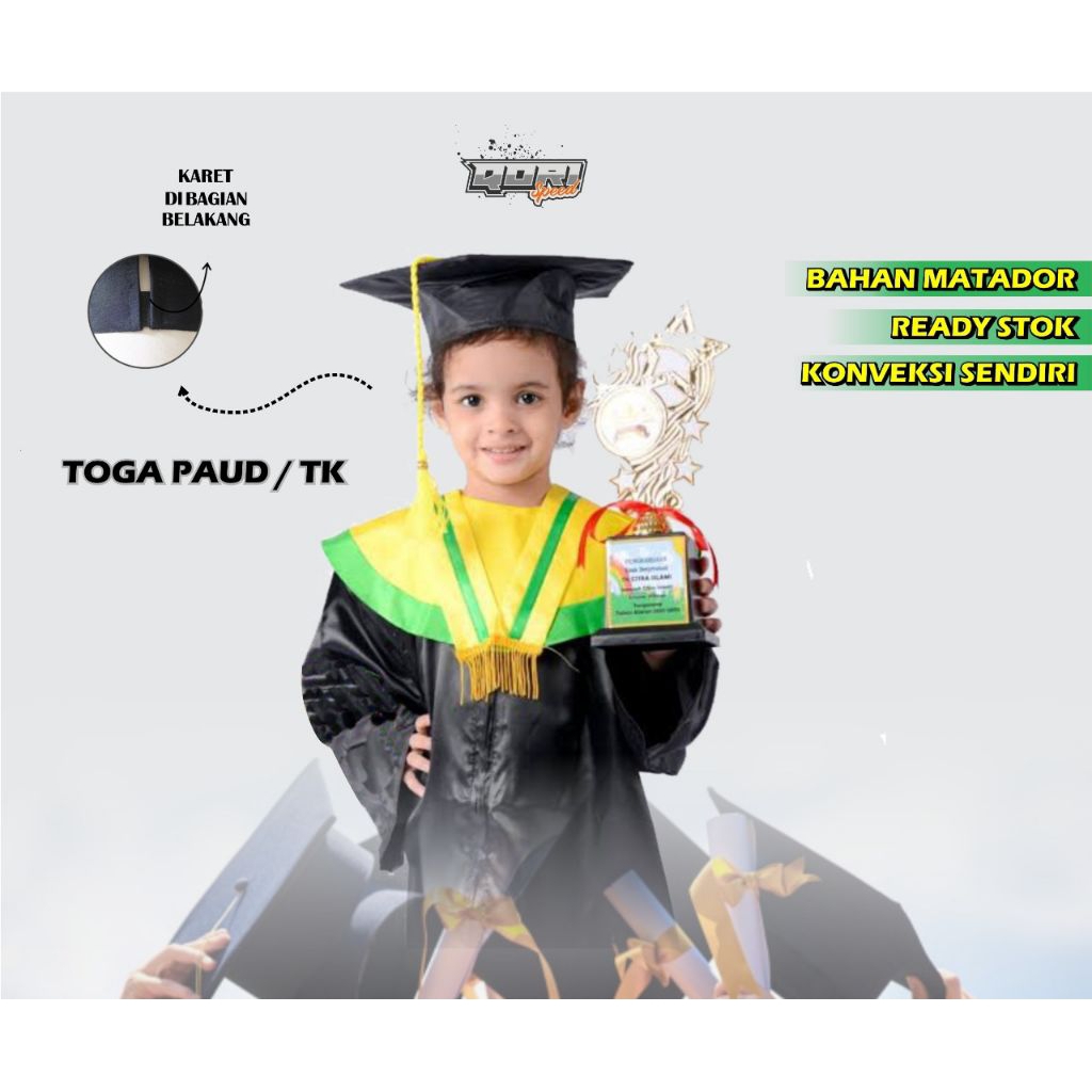 Jual Topi Wisuda Anak dan Dewasa / Topi Sarjana / Topi Toga TK SD SMP ...