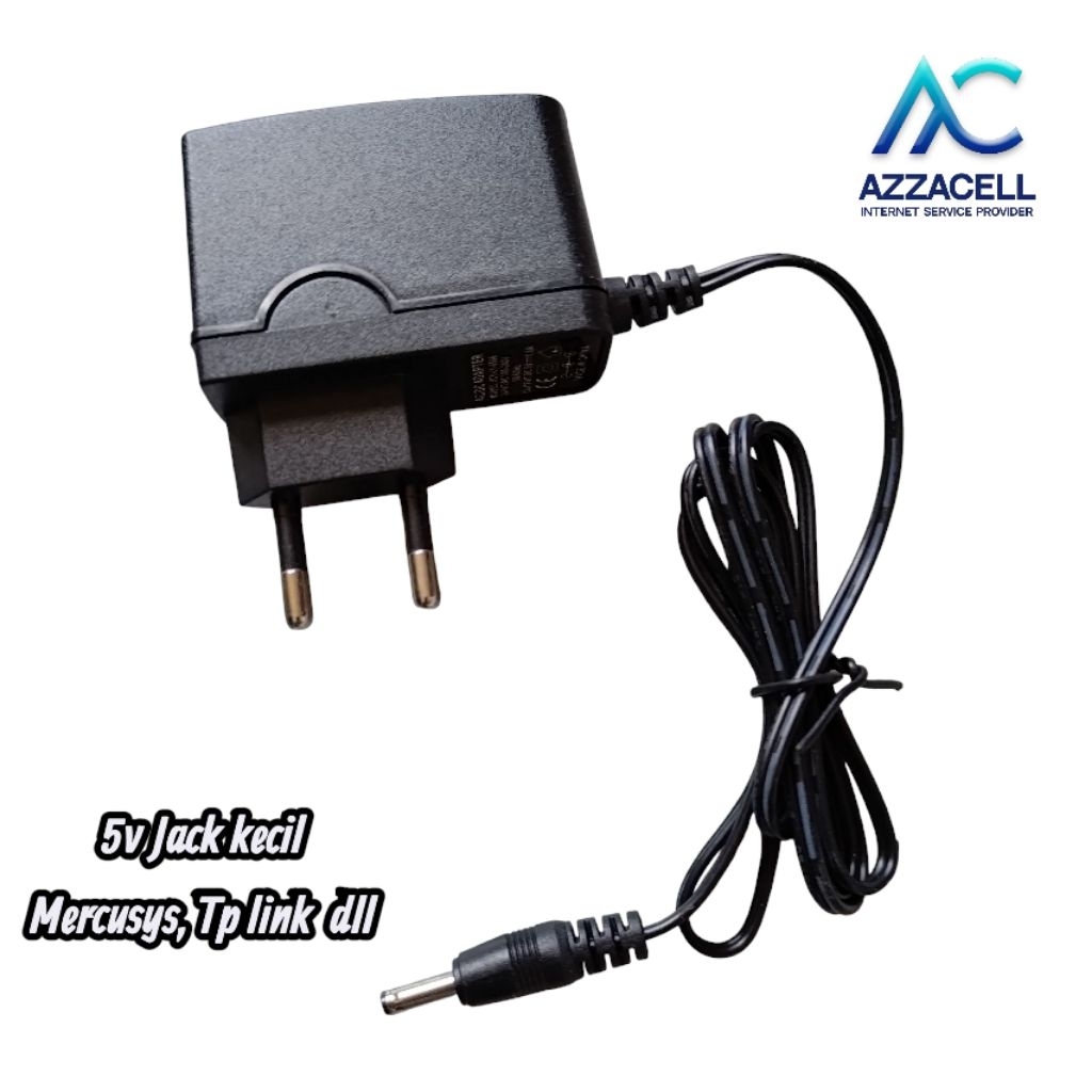 Jual power adaptor 5v 0.6a original Jack kecil 3.5mm tp link mercusys ...
