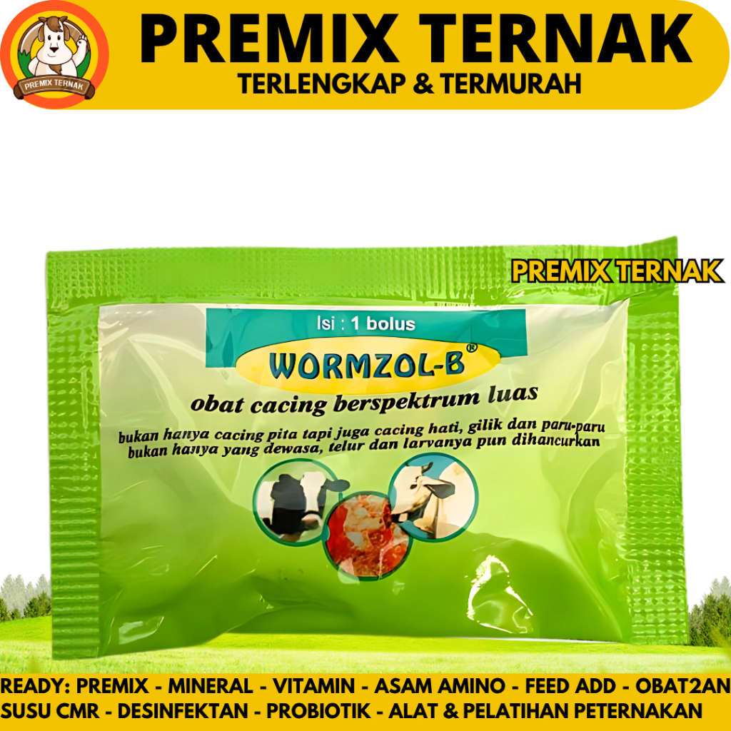 Jual WORMZOL B 24 BOLUS SACHET (1 BOX=24 BOLUS) - Obat Cacing Cacingan ...