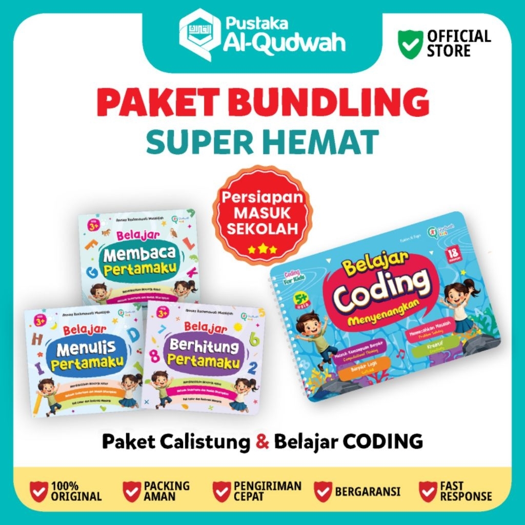 Jual Paket Bundling Super Hemat | Paket Calistung Pertamaku 3 buku | Belajar Membaca, Menulis ...