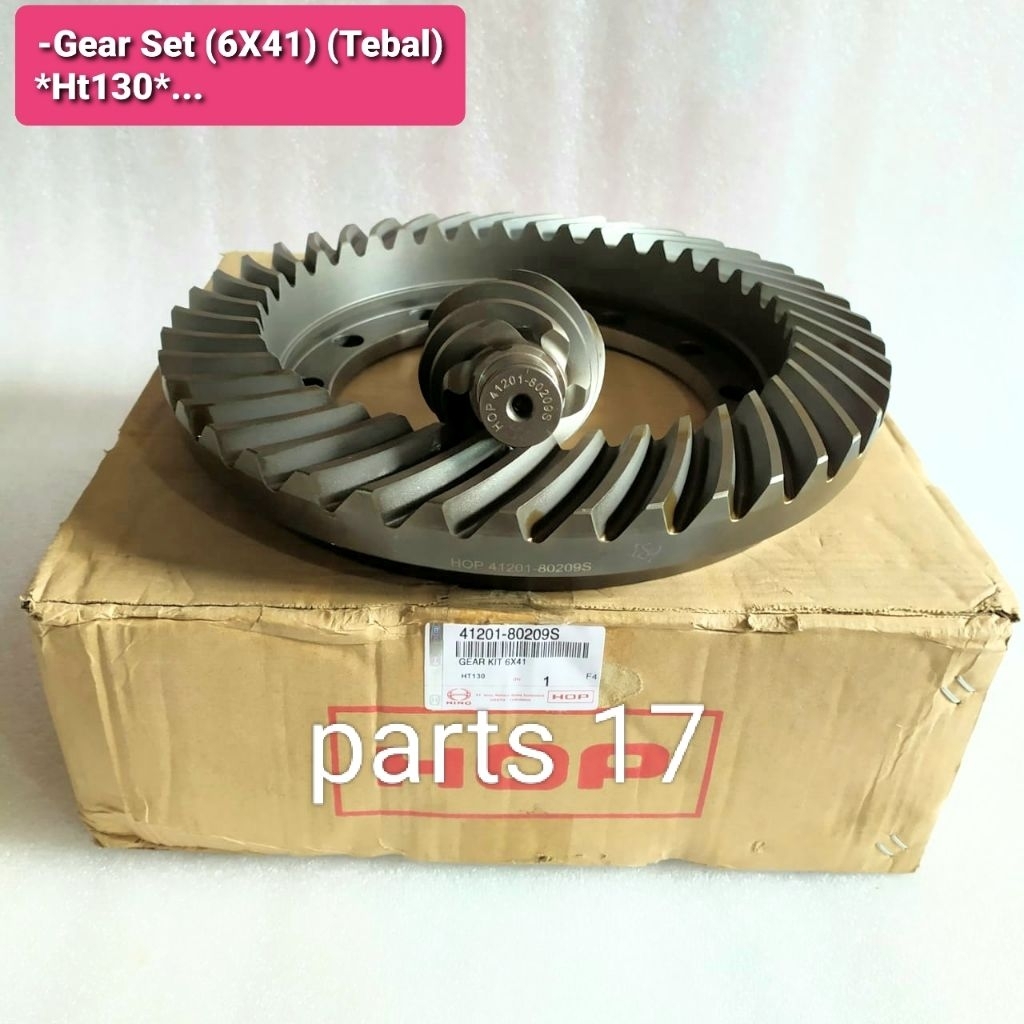 Jual GEAR SET GIGI GARDAN 6X41 TEBAL HINO DUTRO HT130 ASLI ORIGINAL ...