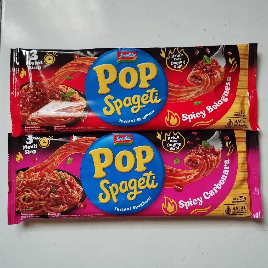 Jual MI INSTAN SEDAP SPAGETI | INDOMIE POP SPAGETI INSTAN RASA SPICY ...