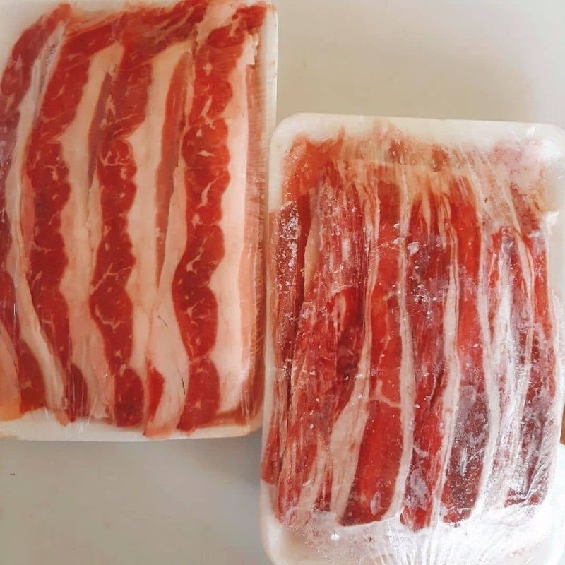 Jual DAGING SAPI TRIM YOSHINOYA US 500GR | Shopee Indonesia
