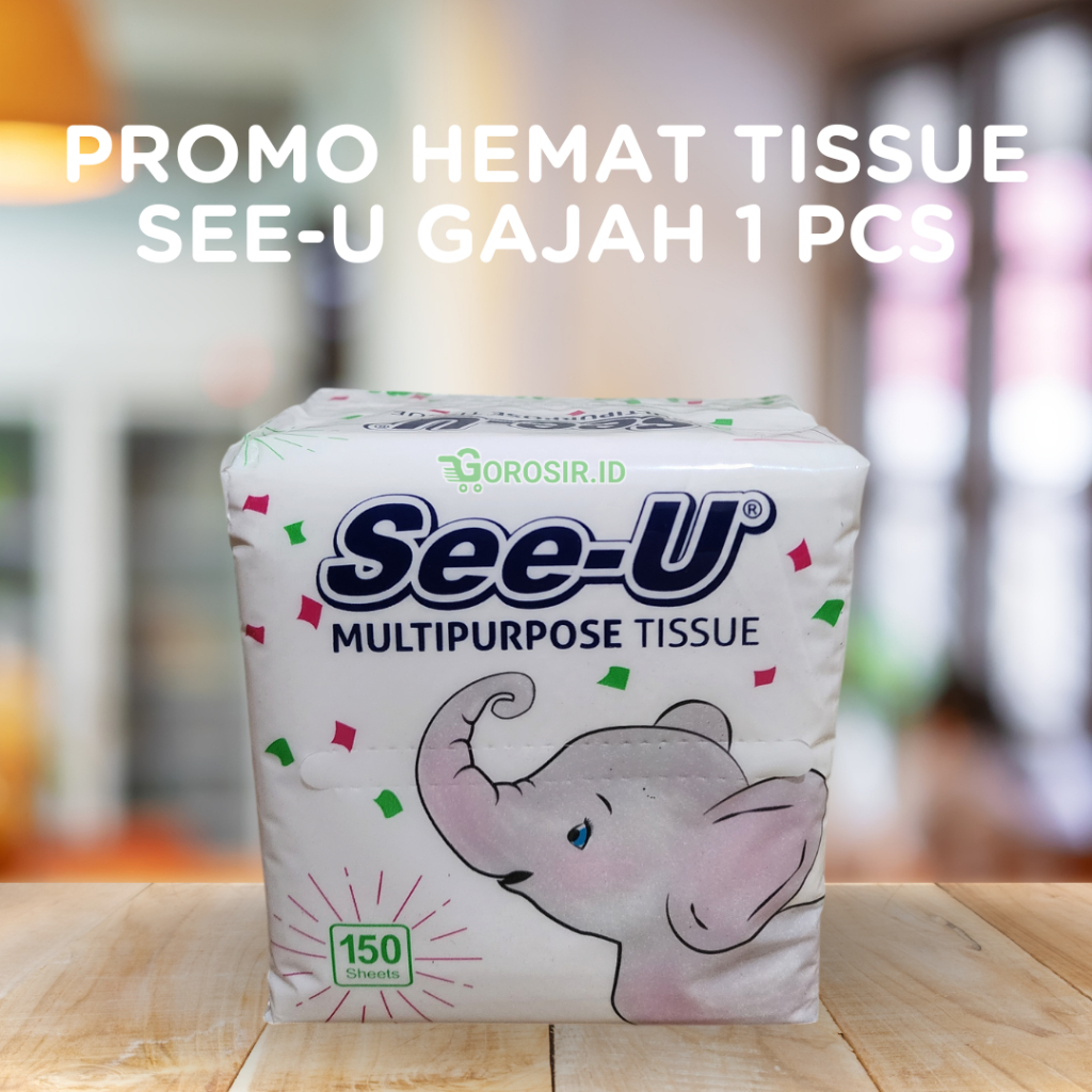 Jual SEE-U Pop Up Multipurpose Tissue – 150 Sheet / Tisu Gajah | Shopee ...