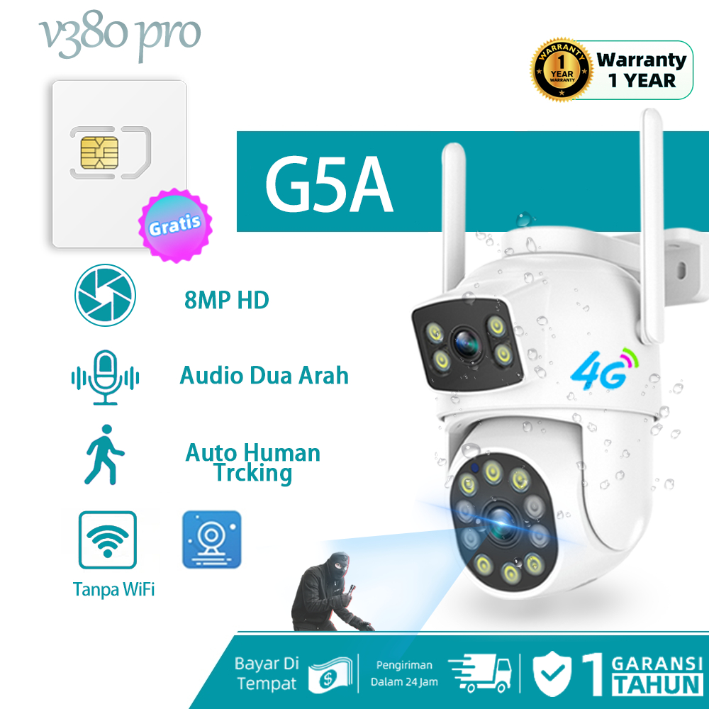 Jual V380 Pro CCTV wifi jarak jauh Kamera Kamera CCTV 4G All Operator ...