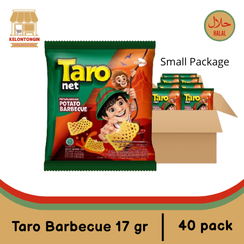 Jual Taro Snack Rasa Barbeque 1 Dus isi 40 pack / Camilan Enak Murah ...