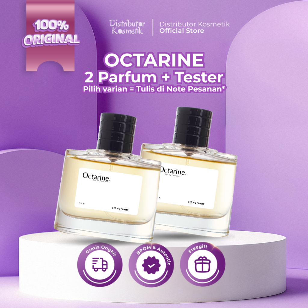 Jual Octarine Parfum PROMO Bundling Beli 2 Botol Parfum 50ml Bebas ...