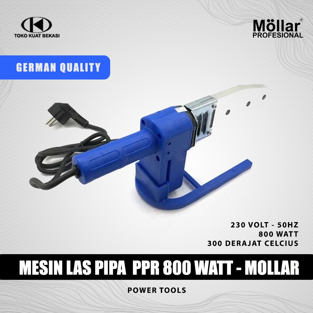 Jual MOLLAR mesin las pipa PPR PW800 / Mesin las PPR heater pemanas ...