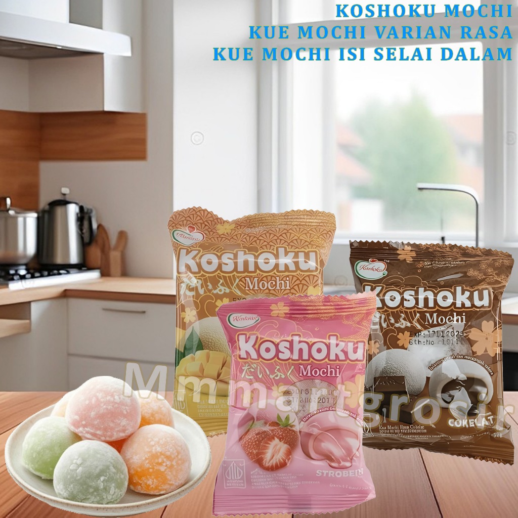 Jual Koshoku / Kue Mochi Isi Selai Dalam / Kue Mochi Varian Rasa / 1 ...