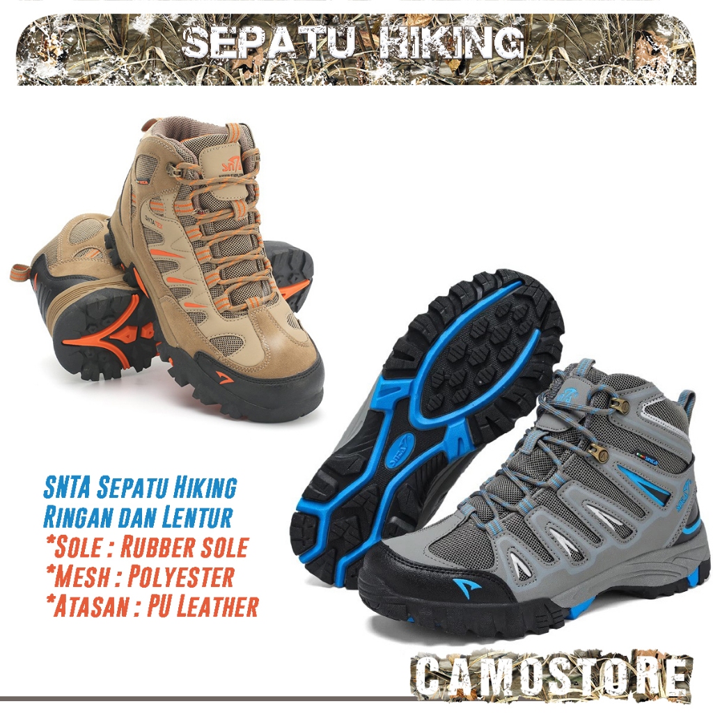 Jual Sepatu SNTA 493 Hiking Outdoor Gunung Lapangan | Shopee Indonesia