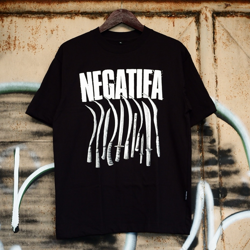 Jual Negatifa - Mau Jadi Preman, Heh? Kaos Band Hitam | Original ...