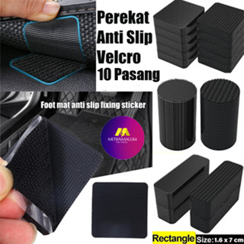 Jual Double Tape Super Kuat Velcro Anti Slip Hook And Loop Perekat ...