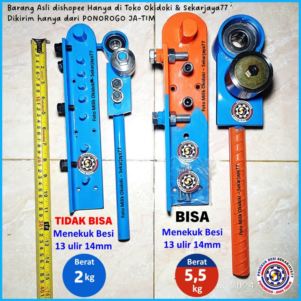 Jual Alat Penekuk Besi SNI 10 12 13 ULIR D13 maximal 14mm OK13a01 ...