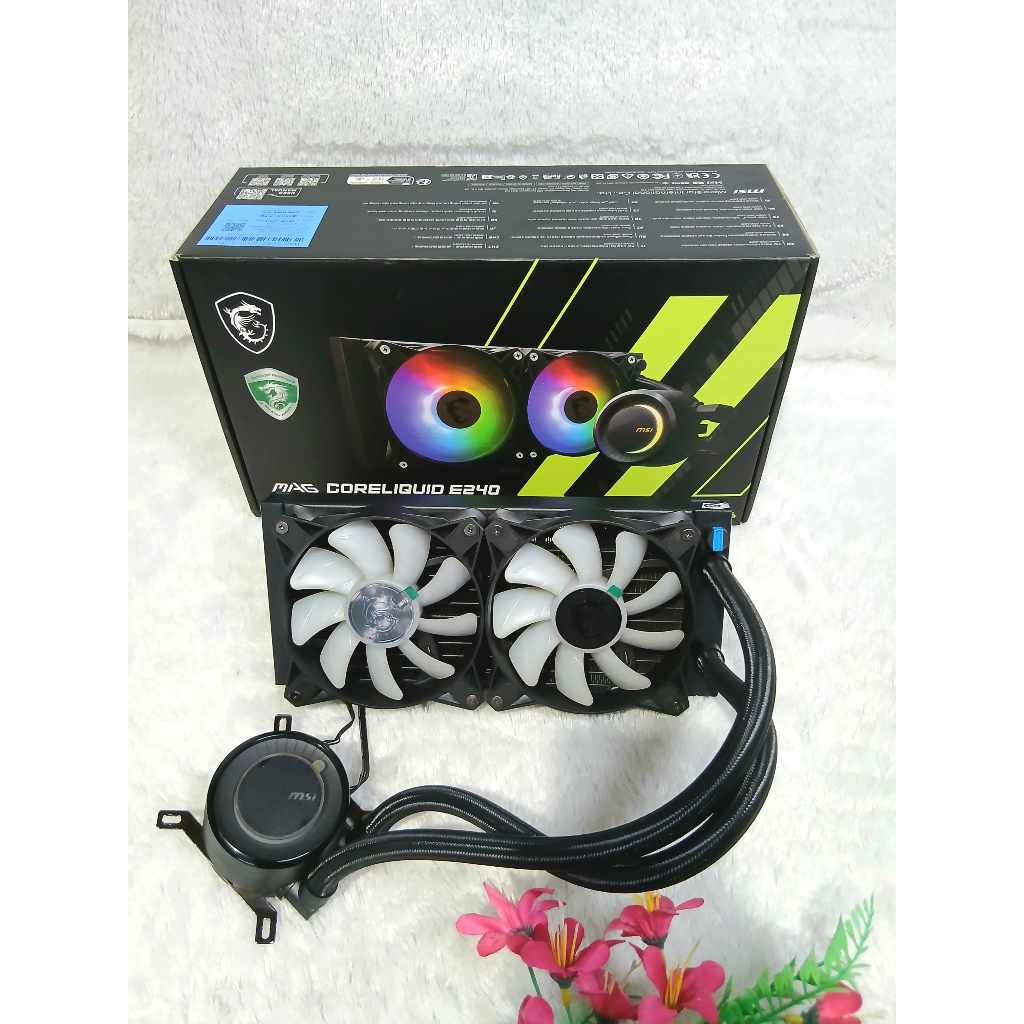 Jual MSI MAG CoreLiquid E240 240 mm AIO, ARGB, Support AM5/LGA1700, Siap Pakai | Shopee Indonesia