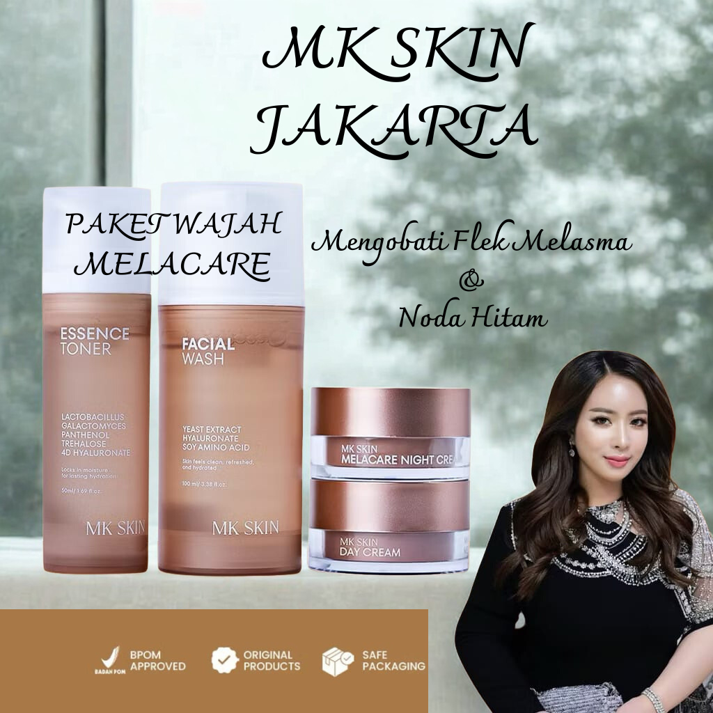 Jual PAKET MELACARE - ACNE - WHITENING TREATMENT SERIES MK SKIN BY ...