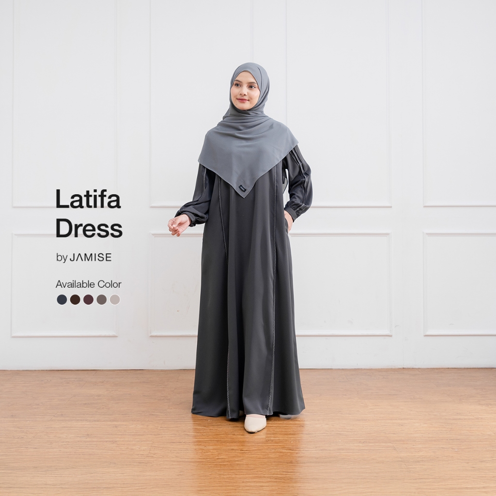 Jual GRADE B Jamise Syari Official | Latifa Dress | Shopee Indonesia
