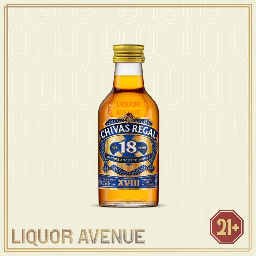 Jual Chivas Regal 18 Years Old Small Miniature 50ml | Shopee Indonesia