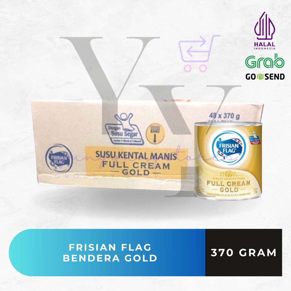 Jual 1 Dus Isi 48 Kaleng Frisian Flag Susu Bendera Kental Manis Gold ...