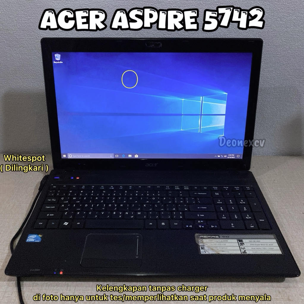 Jual Laptop Acer Aspire 5742 intel i5 AC1 | Shopee Indonesia