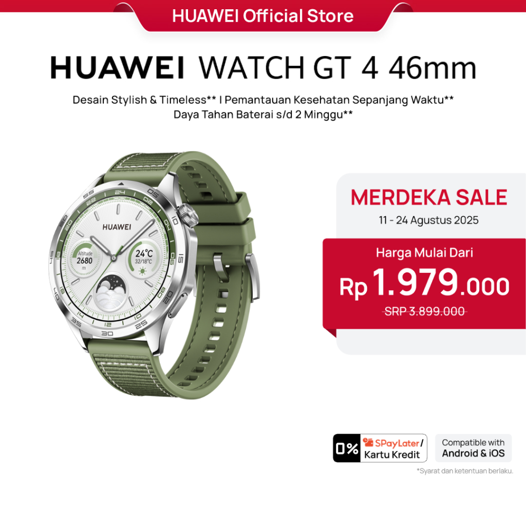 Jual HUAWEI WATCH GT 4 Smartwatch | Fashionable Design | Professional ...