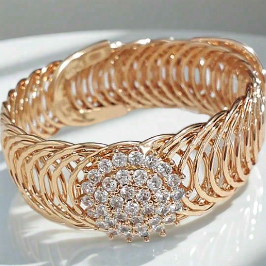 Jual Gelang Permata Jepret simbol Bunga Fashion Warna Emas Dewasa tidak ...