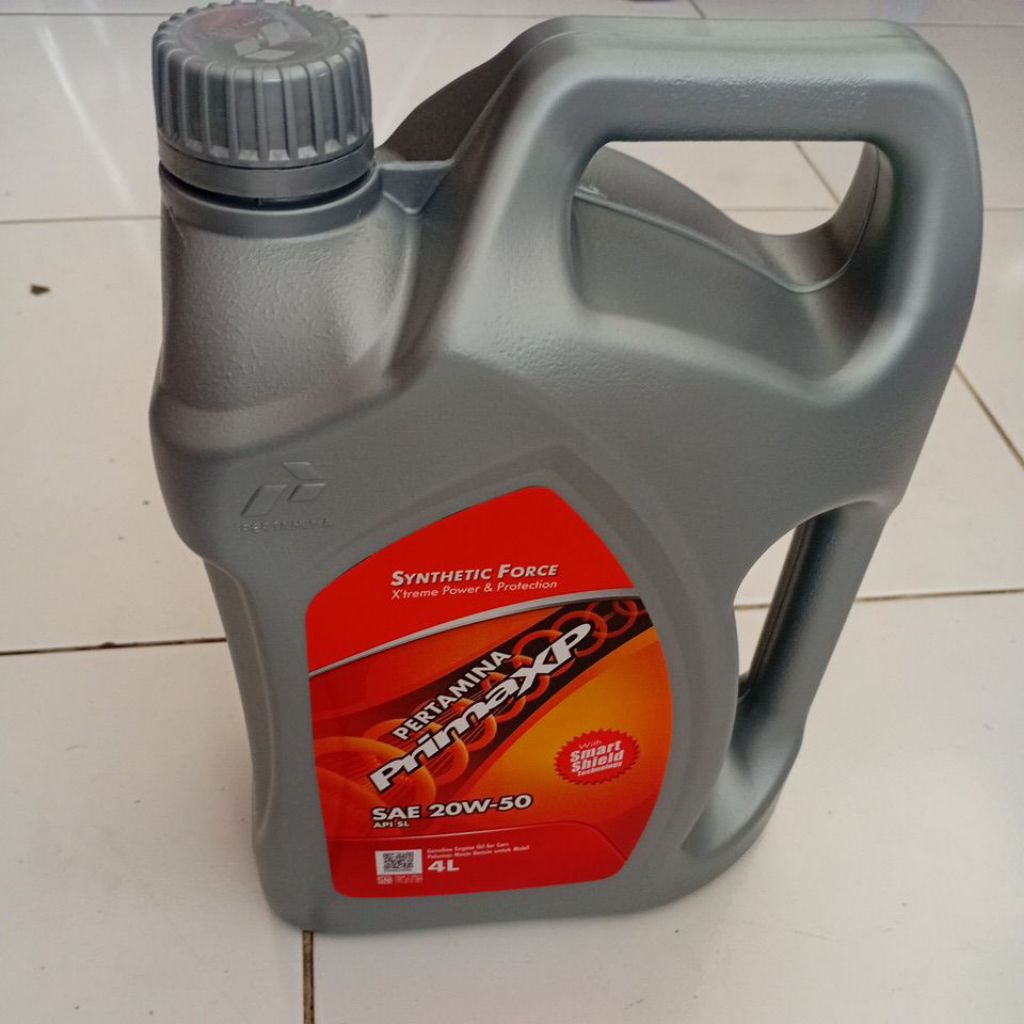Jual OLI MESIN PERTAMINA PRIMA XP SAE 20W-50 4 LITER | Shopee Indonesia
