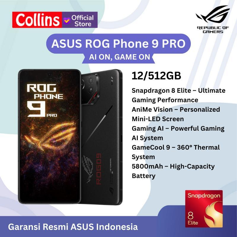 Jual ASUS ROG PHONE 9 PRO RAM 16GB 512GB SNAPDRAGON 8 ELITE AMOLED GARANSI RESMI ASUS | ROG ...