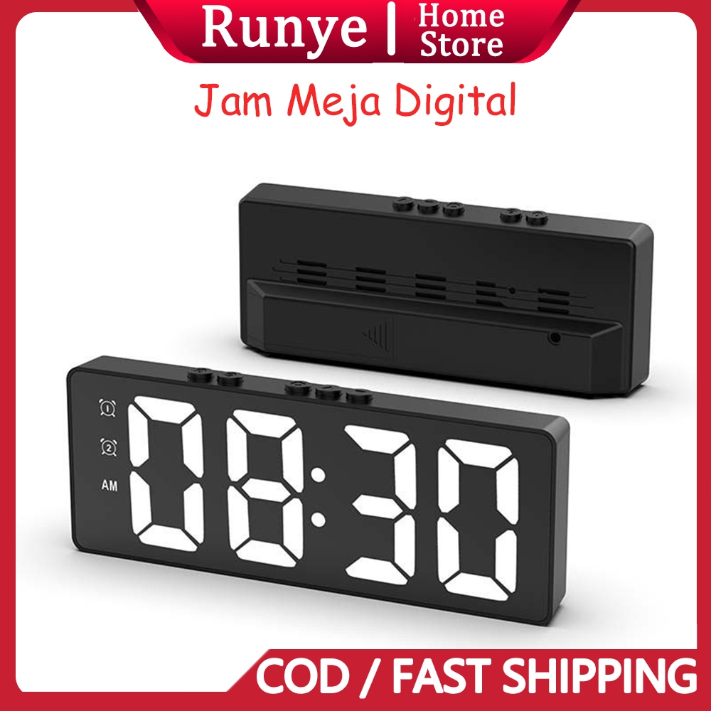 Jual Jam alarm gaya minimalis Simple LED electronic alarm clock ...