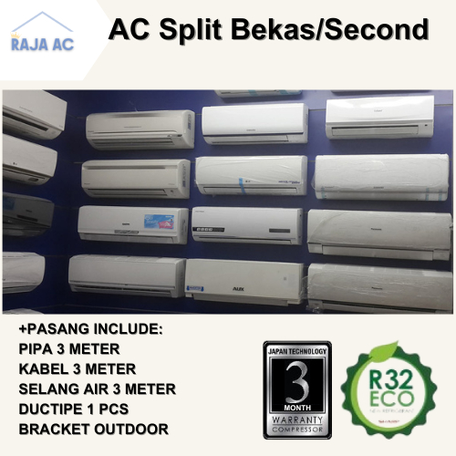 Jual AC Split Bekas/Second FREE PASANG + AKSESORIS | Shopee Indonesia