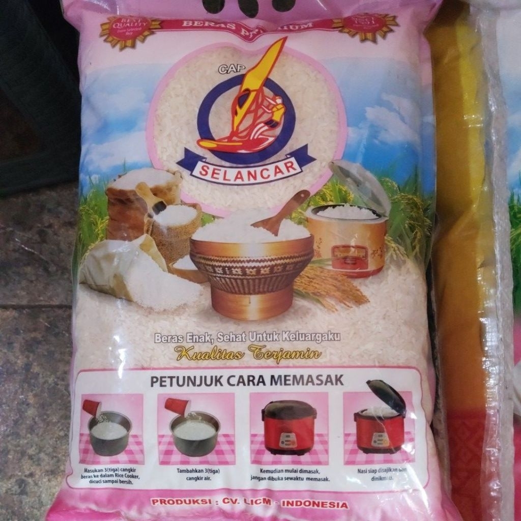 Jual BERAS SELANCAR PREMIUM 5KG | Shopee Indonesia