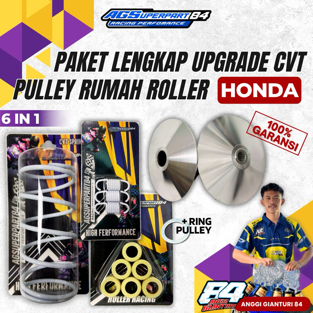Jual PAKET LENGKAP UPGRADE CVT PAKET KIRIAN PULY RUMAH LOLLER ALL MATIC ...