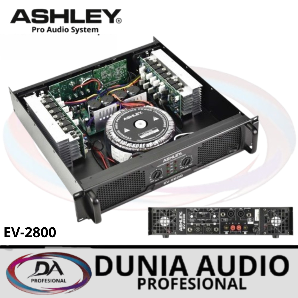 Jual Power Amplifier ASHLEY EV 2800 Original Ashley EV 2800 | Shopee Indonesia