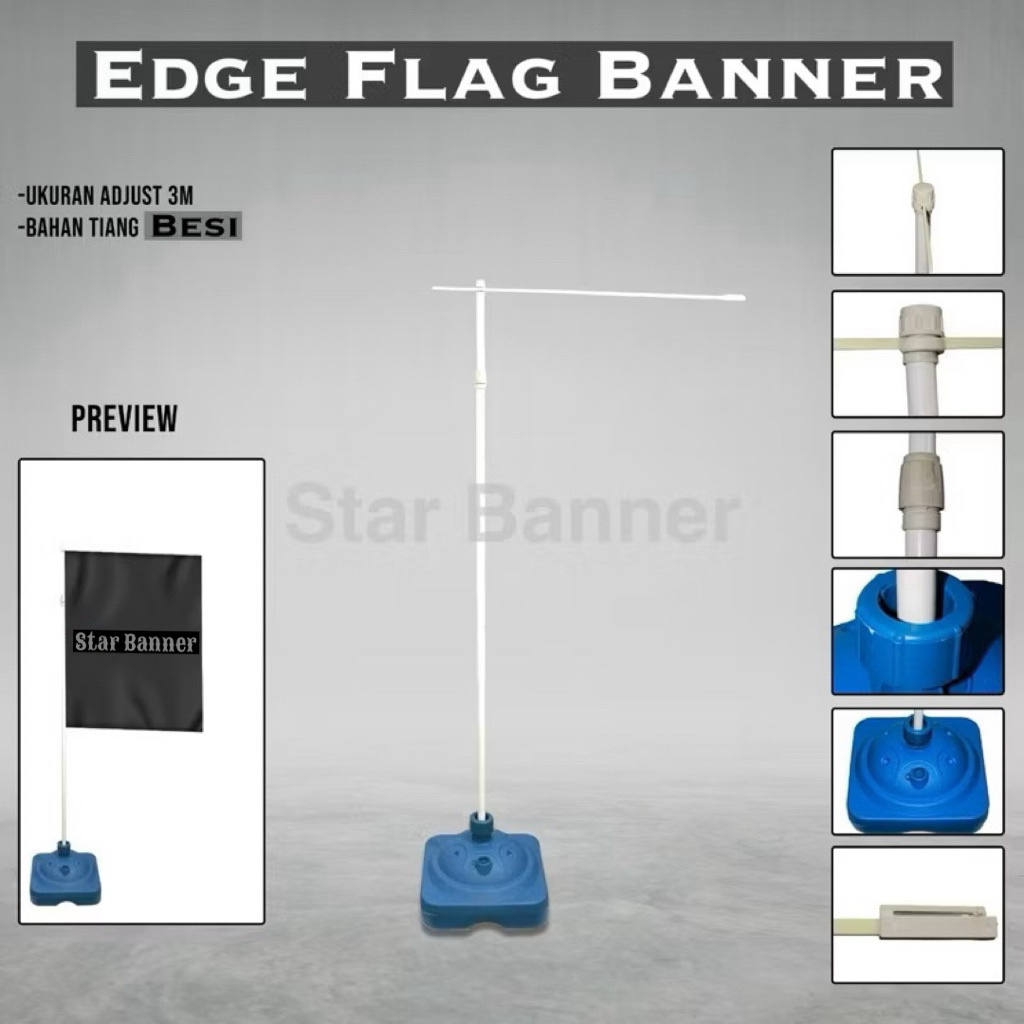 Jual Flag banner edge | Flying banner edge | Shopee Indonesia