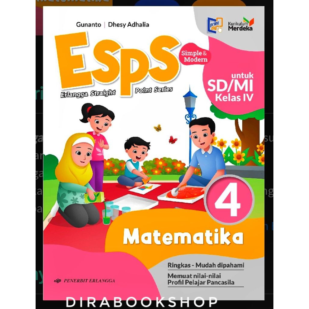 Jual ESPS MATEMATIKA kelas 4 SD Kumer Gunanto Dhesy Adhalia | Erlangga ...