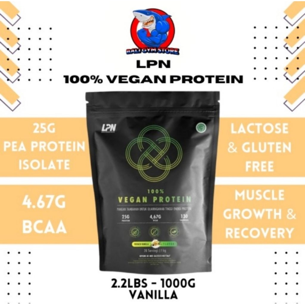 Jual LPN Limitless Performance Nutrition 100% Vegan Protein 1Kg ...