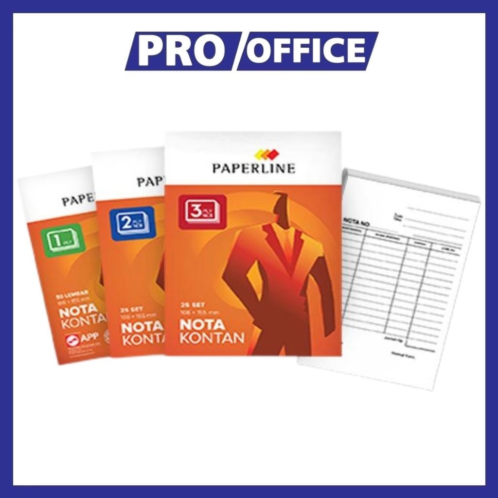 Jual ProOffice - Paperline Nota Kontan K 1 Ply / 2 Ply / 3 Ply (1 Pak ...
