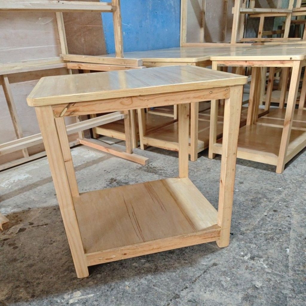 Jual (cargo) meja kulkas mini 60*50*60 bahan jati belanda | Shopee ...