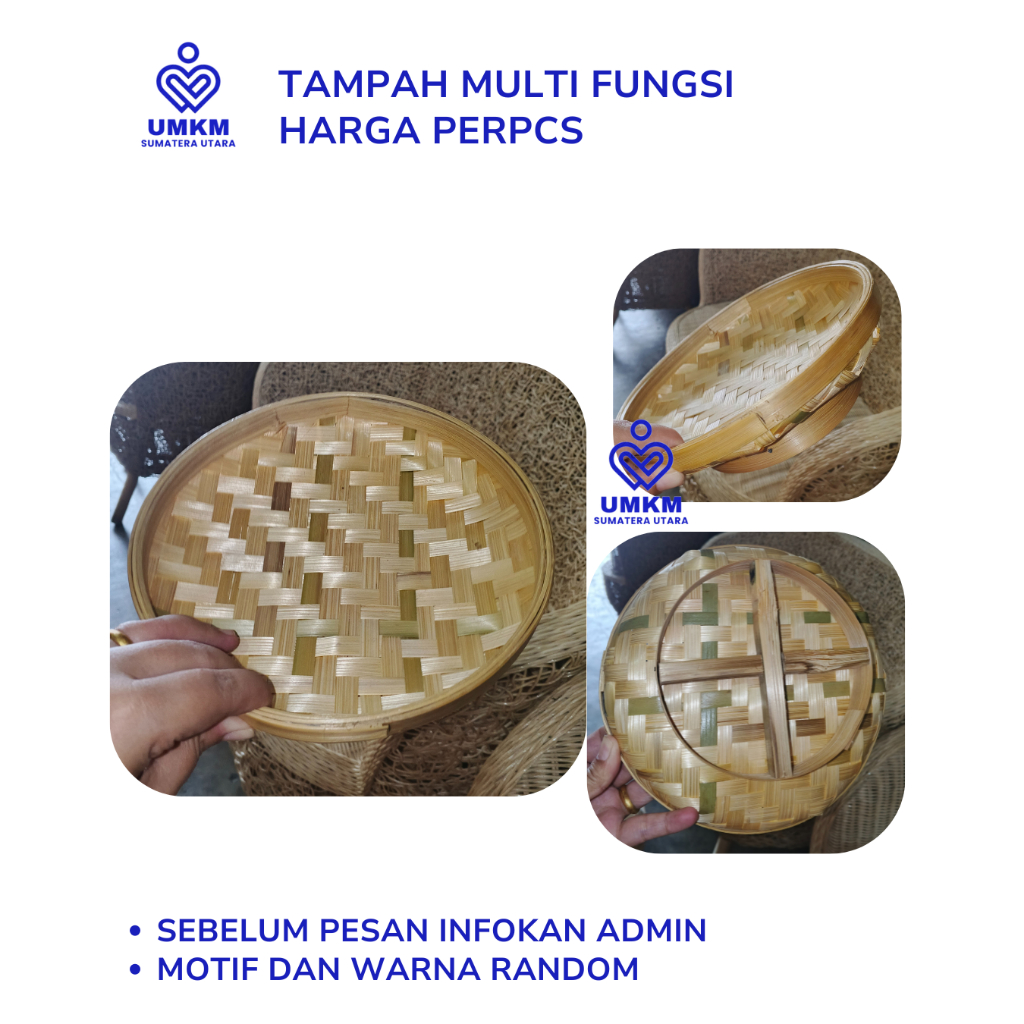 Jual Tanpa Bambu / tampah bambu / tampi / tanpi / Keranjang Multifungsi ...