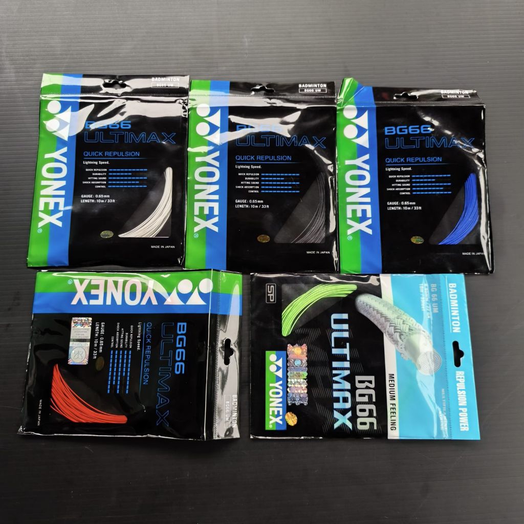 Jual SENAR YONEX badminton string BG66ULTIMEX | Shopee Indonesia