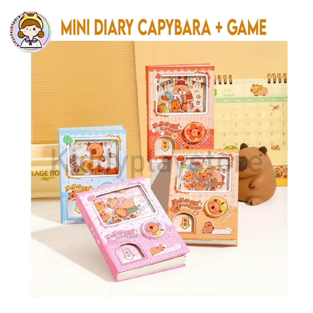 Jual Mini Diary Catatan Harian Capybara 9x12.7cm 80 Halaman Full Colour ...