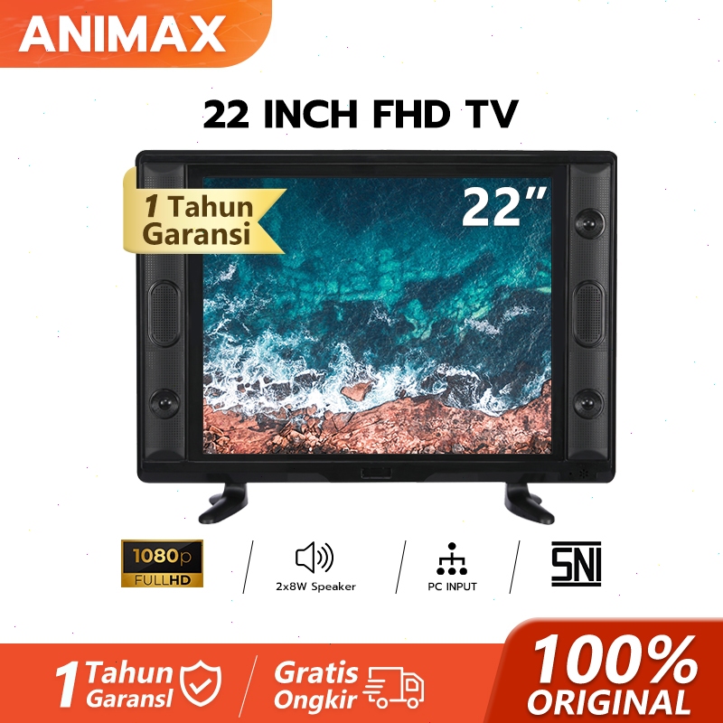 Jual Animax TV LED 22/24/25 inch HD Digital FHD Televisi LED Garansi 1 Tahun | Shopee Indonesia
