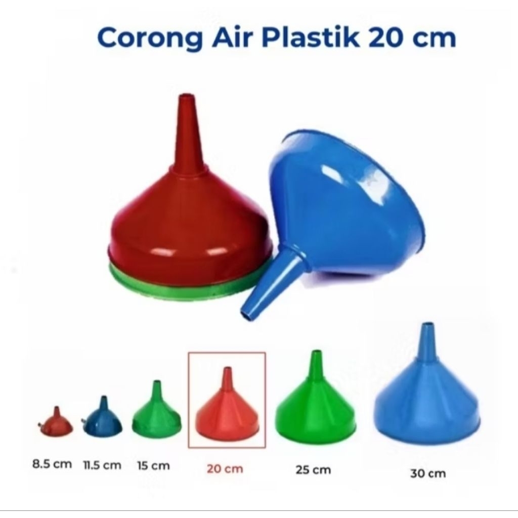 Jual Corong Plastik Ukuran 20 Merk Komet Star Corong Plastik Serbaguna ...
