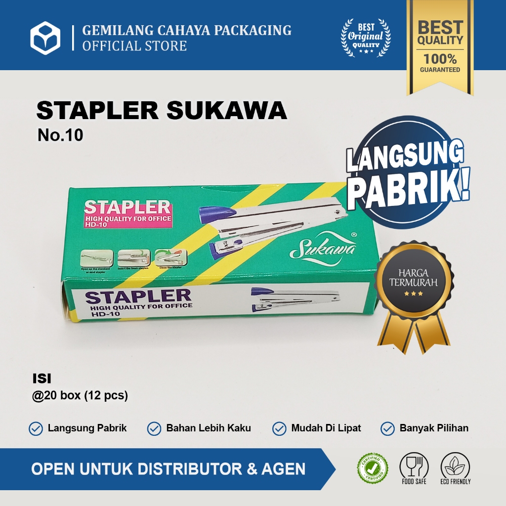 Jual Mesin Staples HD-10 Sukawa / Mesin Stapler High Quality For Office ...