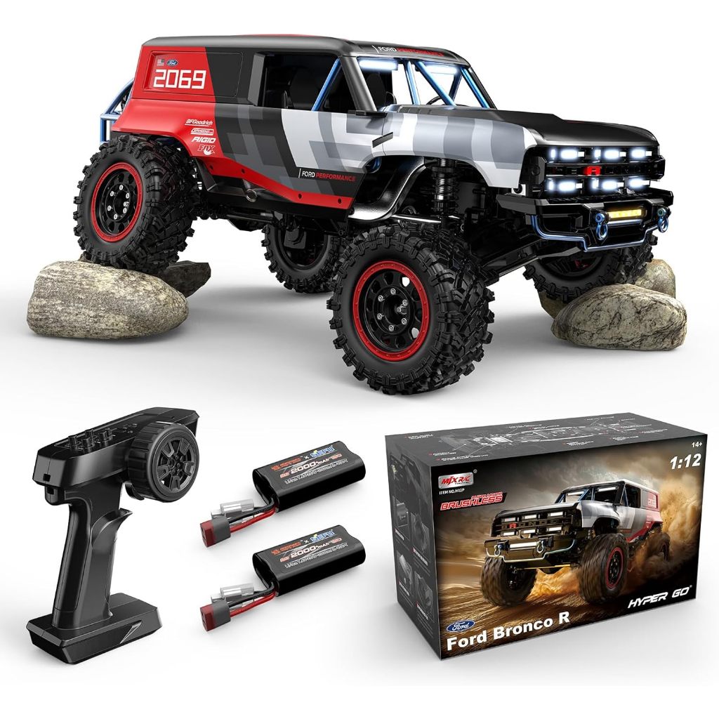 Jual MJX H12P 1/12 Ford Bronco R Brushless RC Crawlers for Adults, Waterproof 4X4 Off-Road RC ...