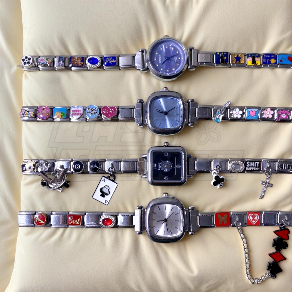 Jual Chic Corner “Italian Charms” | Watch Bracelet Ring | Stainless ...