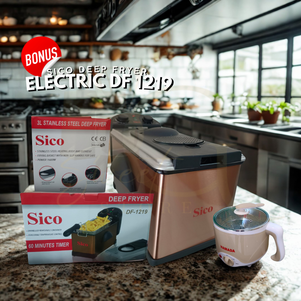 Jual SICO | Deep Fryer Electrical DF 1219 Made in Korea Kapasitas 5 ...