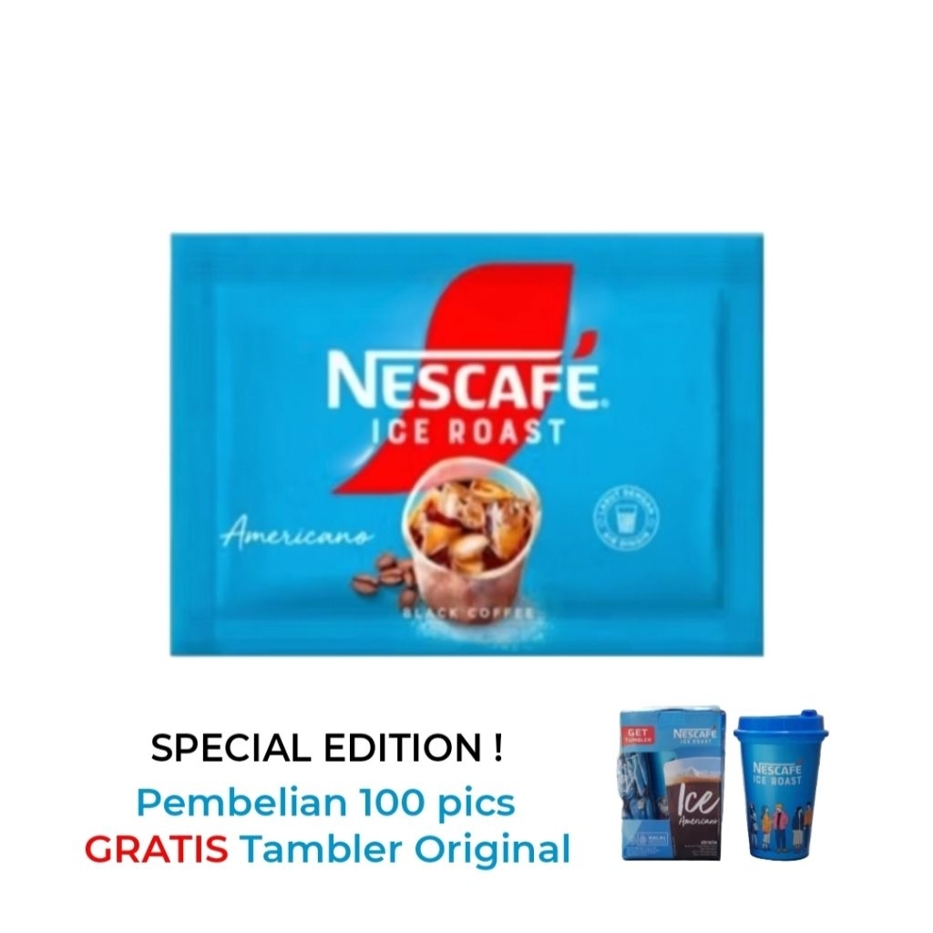 Jual Nescafe Ice Roast Kopi Instan Americano Sachet 2 g | Shopee Indonesia